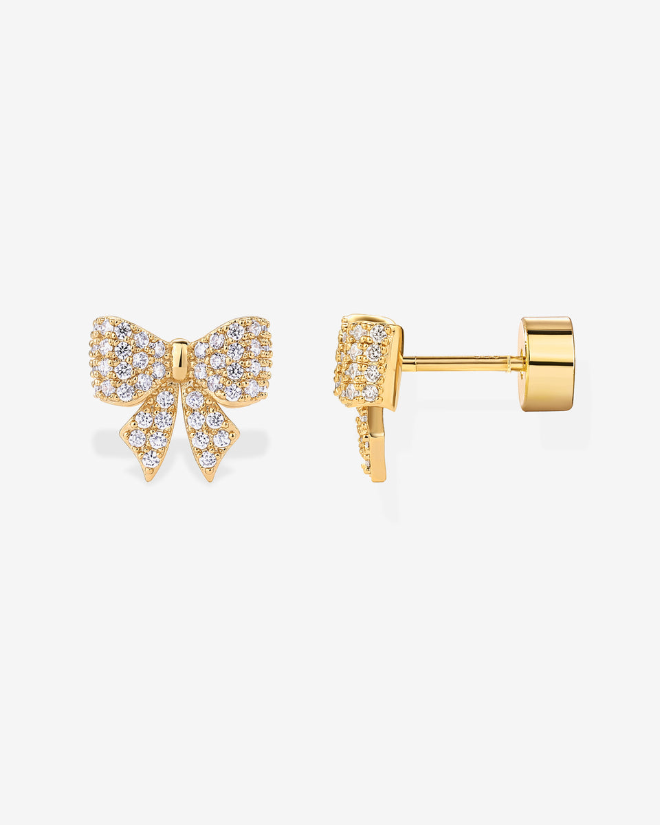 Coquette Bow Studs – PAVOI