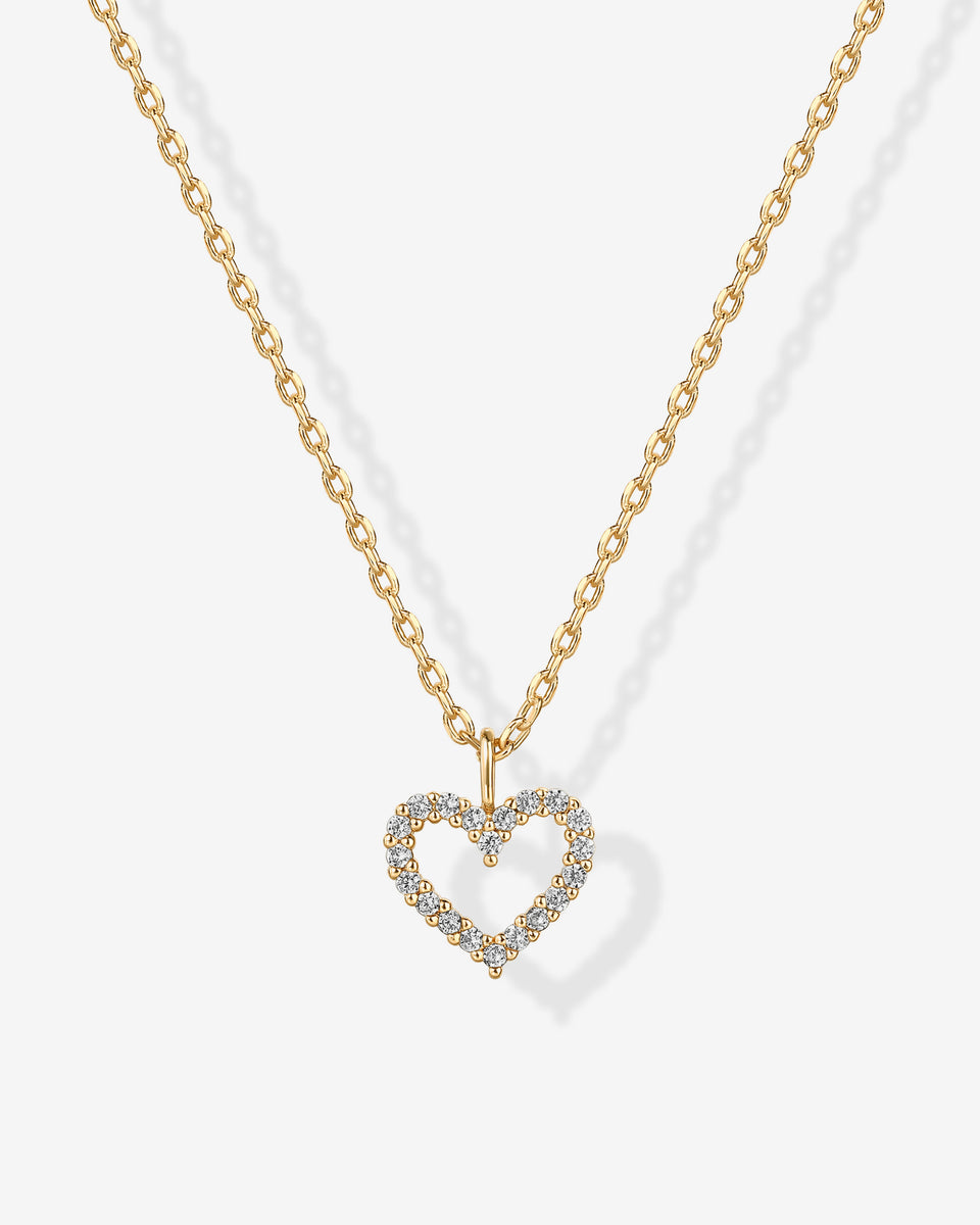 Open Heart Necklace – PAVOI