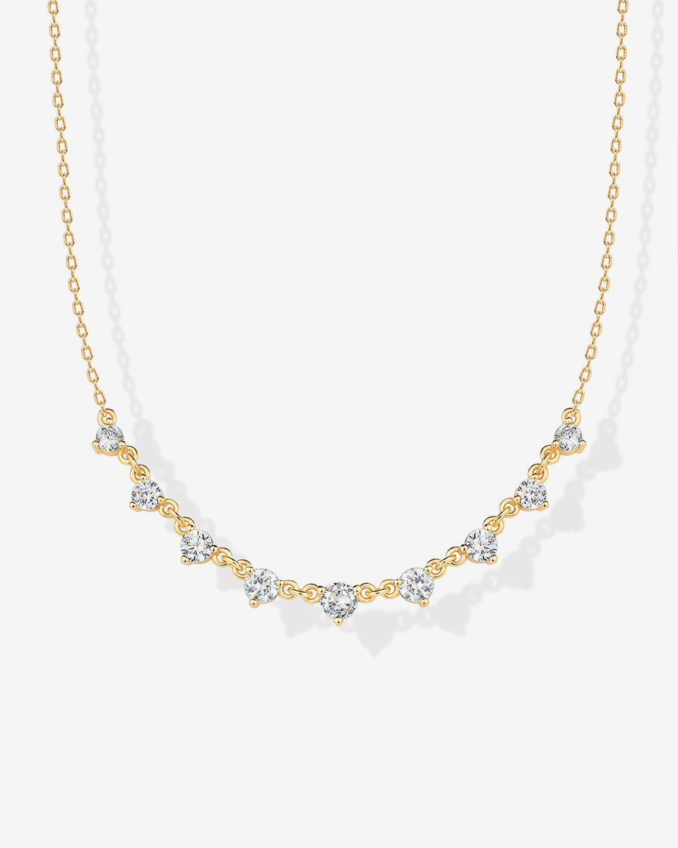 Cubic Zirconia Chain Necklace – PAVOI