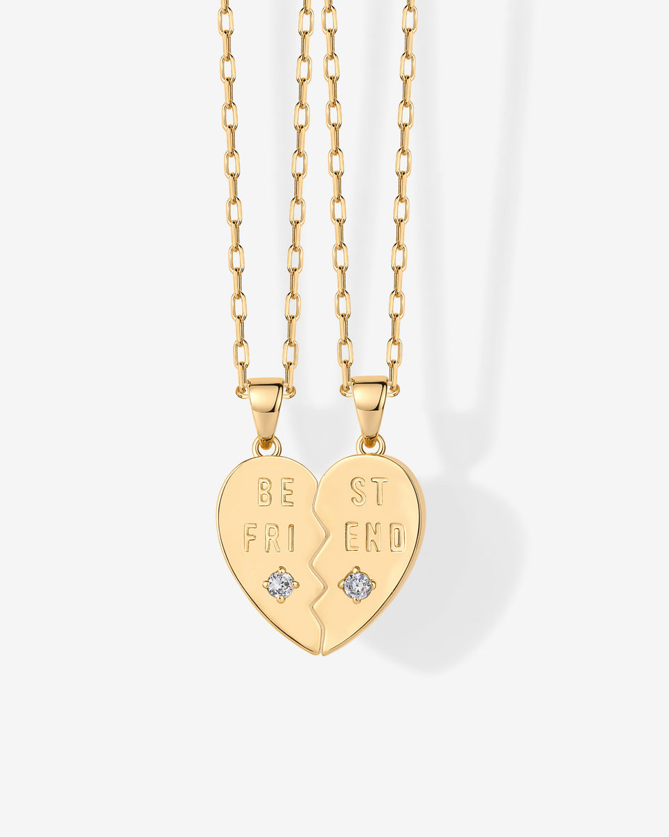 Heart Pendant Necklace Set – PAVOI