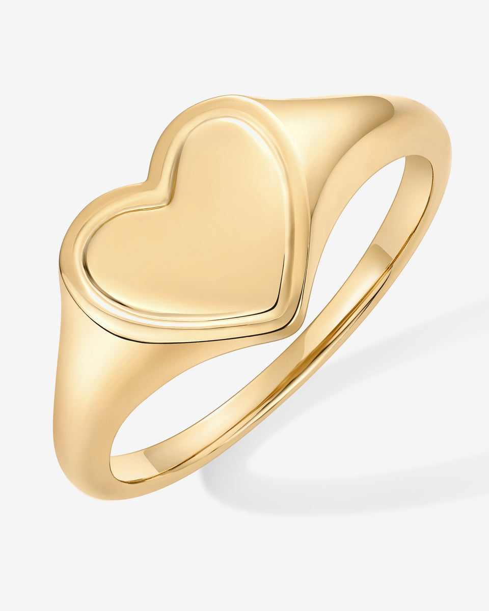 Chunky Heart Statement Ring – PAVOI