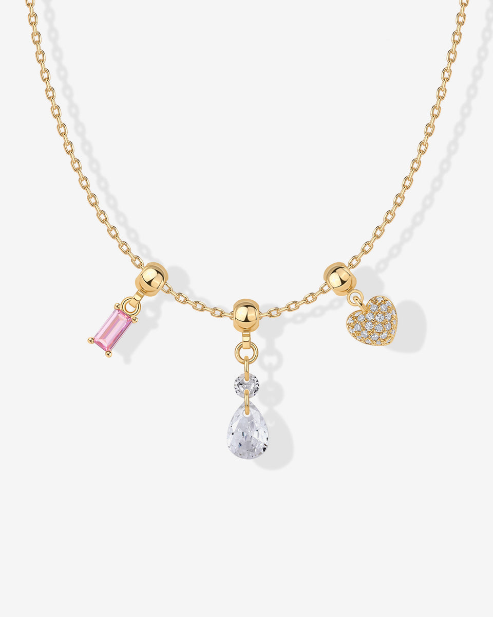Whimsy Heart Charm Necklace – PAVOI