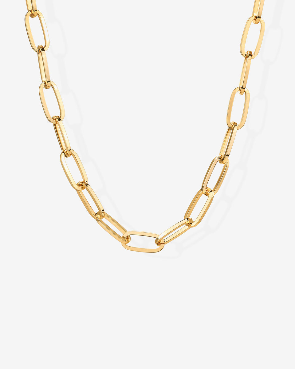 Chunky Paperclip Chain Necklace – PAVOI